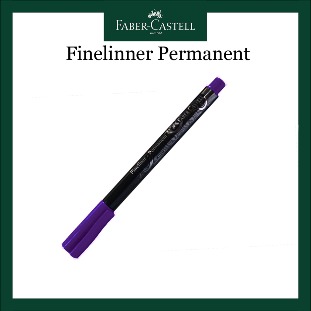 Jual Fineliner Permanent Ink Faber Castell / Tersedia Dalam 10 Warna ...