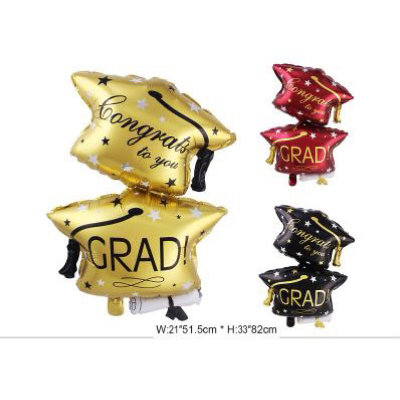 Jual NEW Balon toga wisuda graduation 2 susun JUMBO | Shopee Indonesia