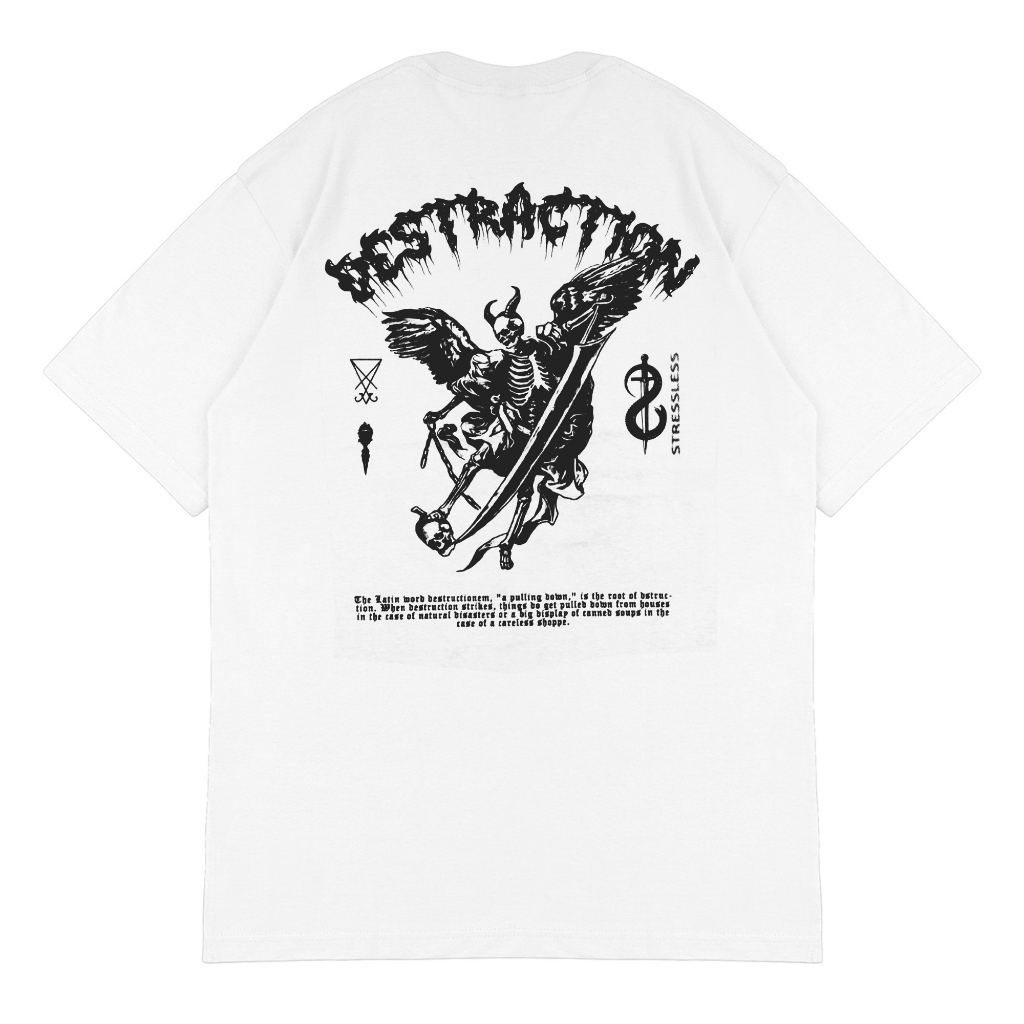 Jual STRESSLESS T-shirt DESTRUCTION | Shopee Indonesia
