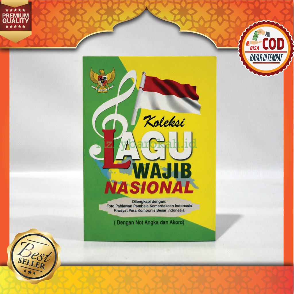 Jual Koleksi Lagu Wajib Nasional Kertas CD Dilengkapi Foto Pahlawan ...