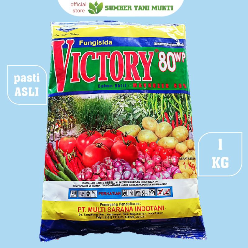 Jual FUNGISIDA VICTORY 80 WP 1KG BAHAN AKTIF MANKOZEB | Shopee Indonesia