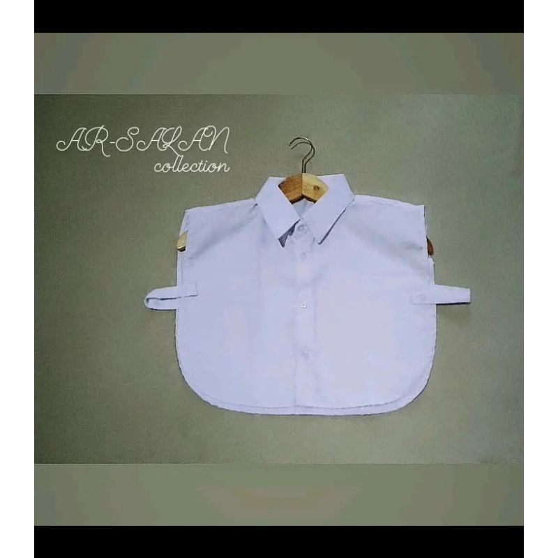 Jual kerah kemeja premium/fake collar/kerah palsu unisex/kerah tidak ...