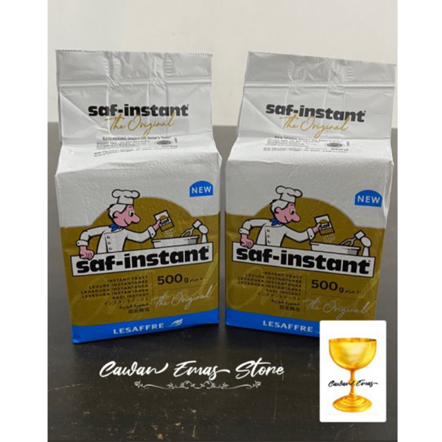 Jual saf instant gold 500gr / saf instant yeast / ragi saf instant ...
