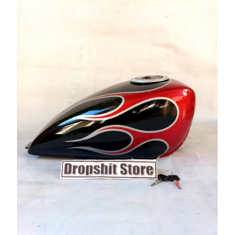 Jual Tangki Custom Bobber Sporter Chopper Harley Tutup Ninja | Shopee ...