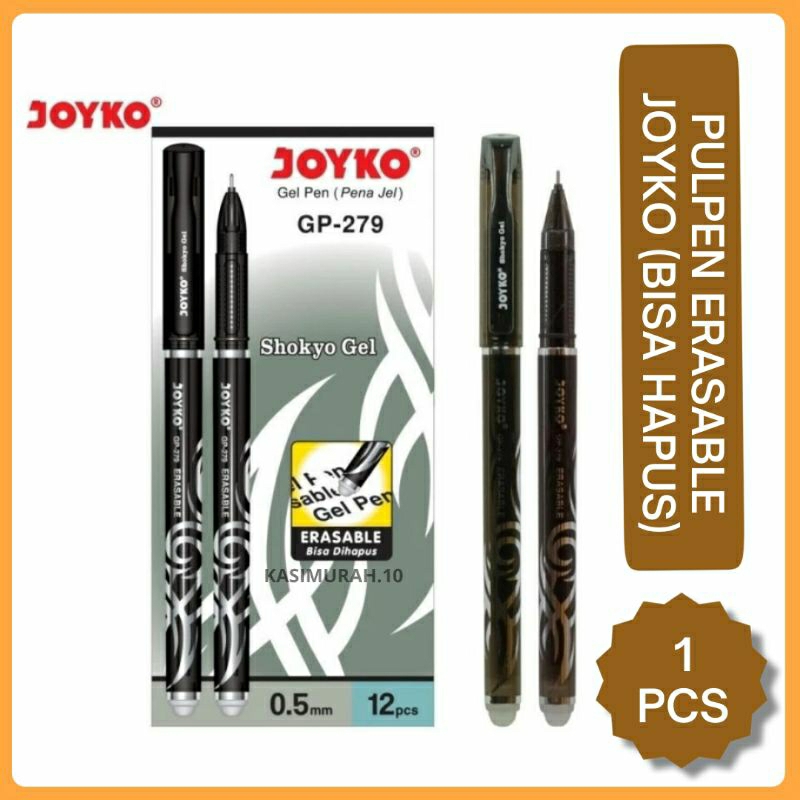 Jual Pulpen Erasable Joyko GP-279 / Pulpen Eraser 0.5 mm ( Erasable ...