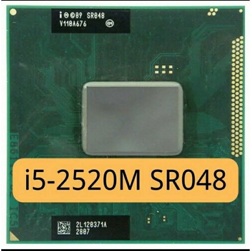 Jual Processor Laptop intel core i5 2520m Socket G2/rPGA988B Sandy ...