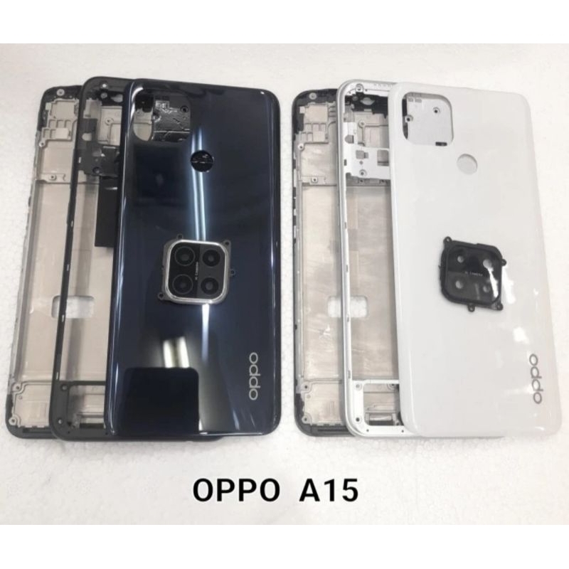 Jual Housing Kesing Casing Fullset Frame Lcd Oppo A15 A15S | Shopee ...