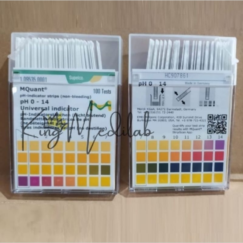 Jual UNIVERSAL INDICATOR pH PAPER MERCK Kertas pH Indicator Universal ...