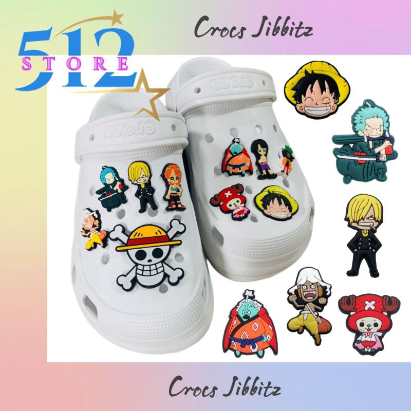 Jual 512 Charms Karakter - Crocs jibbitz designer karakter one piece ...