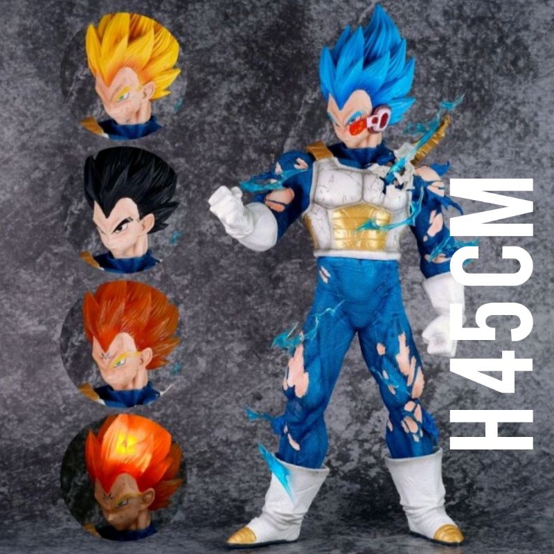 Jual Vegeta super saiyan figure Dragon ball sungoku trunks jumbo with 4 ...