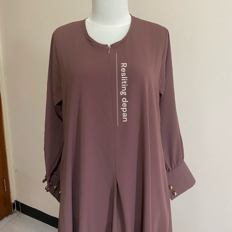 Jual NEW ABAYA KRISAN| Abaya lengan kancing | Shopee Indonesia