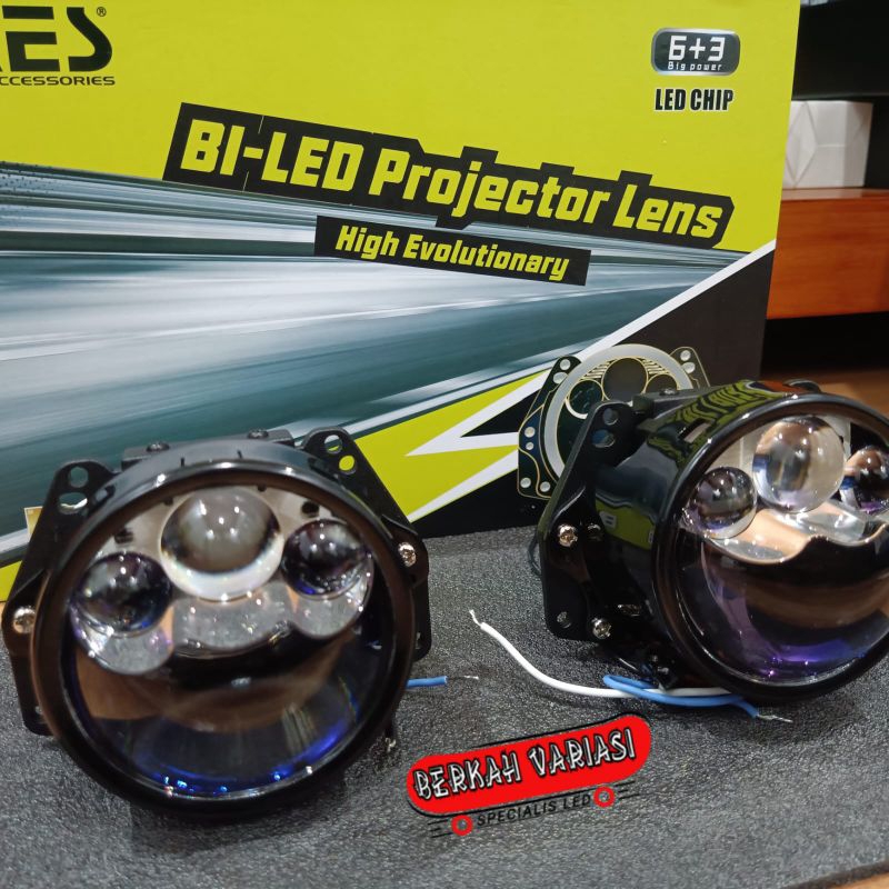 Jual AES UX 3 BILED PROJECTOR 3 INCH TRIPLE LASER UX 3 80 WAT AES ...