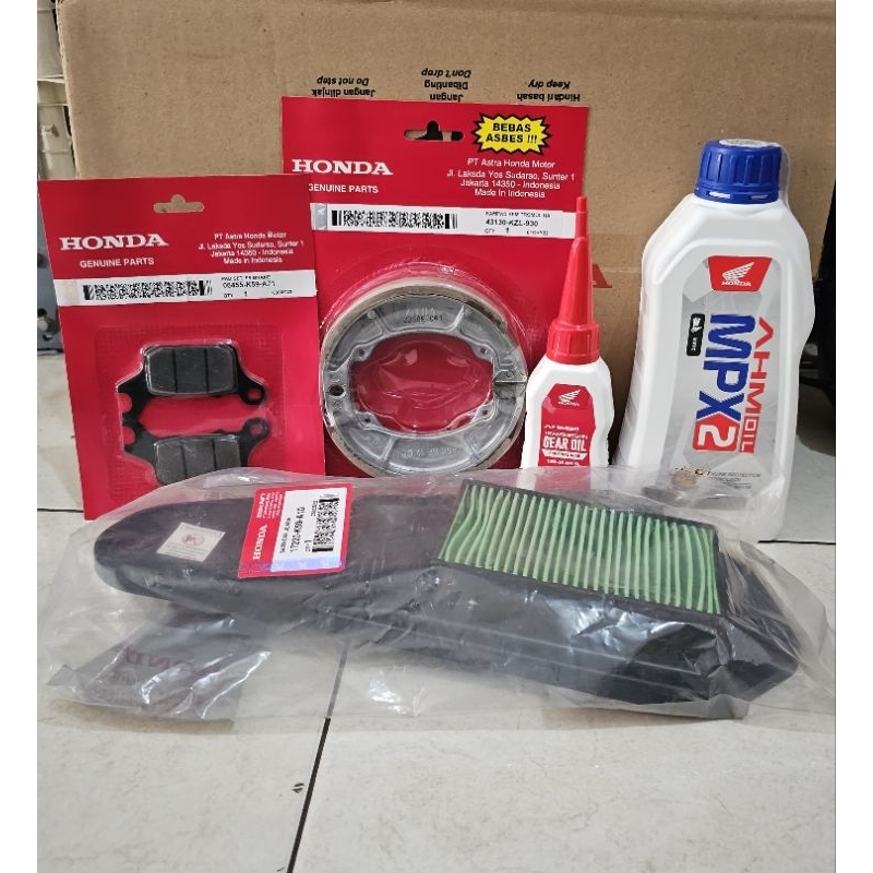 Jual Paket Service Oli Kampas Rem Filter Vario 125150 Esp 2018-2022 K59 ...