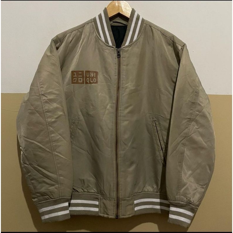 Jual Bomber Varsity Jacket Global Uniqlo GU | Shopee Indonesia