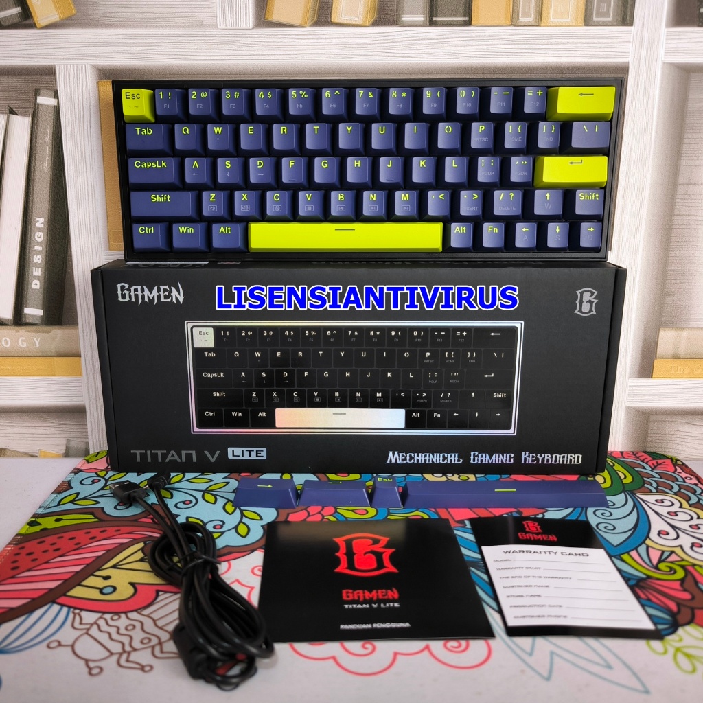 Jual Keyboard Mechanical Gamen Titan V Titan 5 60% RGB Mechanical ...