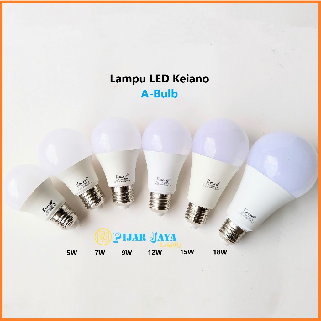 Jual Lampu LED Rumah 5 7 9 12 15 18 Watt KEIANO Bohlam Lampu LED 5W 7W ...