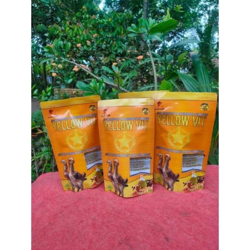 Jual YELLOW VIT 100Gram jamu nafsu makan ayam dan kesehatan ayam ...