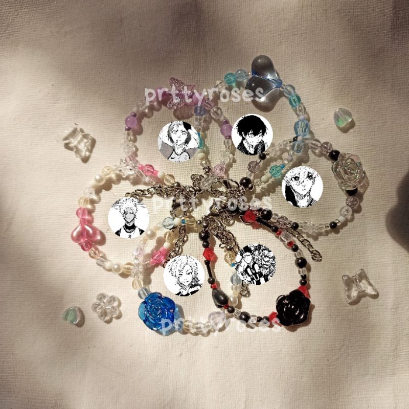 Jual Blue Lock Inspired Beads Bracelet / Gelang Manik Blue Lock ...