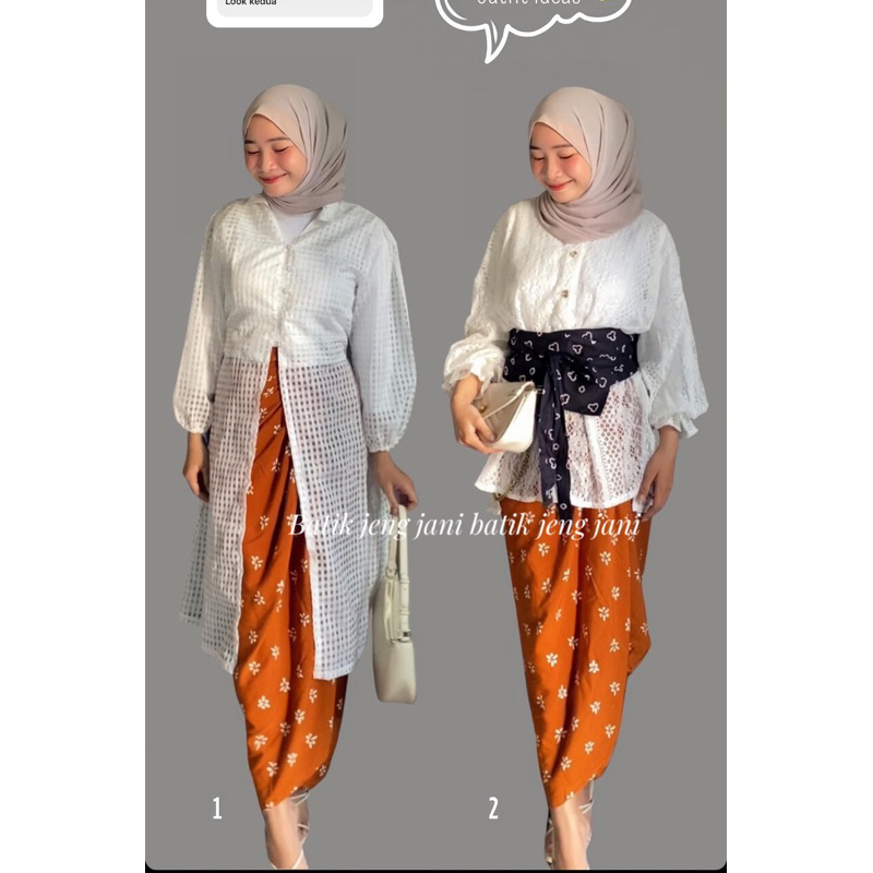 Jual Rok Lilit Jumputan Shibori Melati | Rok Lilit Kekinian Seragam ...