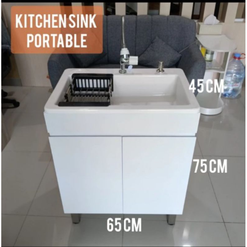 Jual kitchen sink portable / kitchen sink full set | Shopee Indonesia
