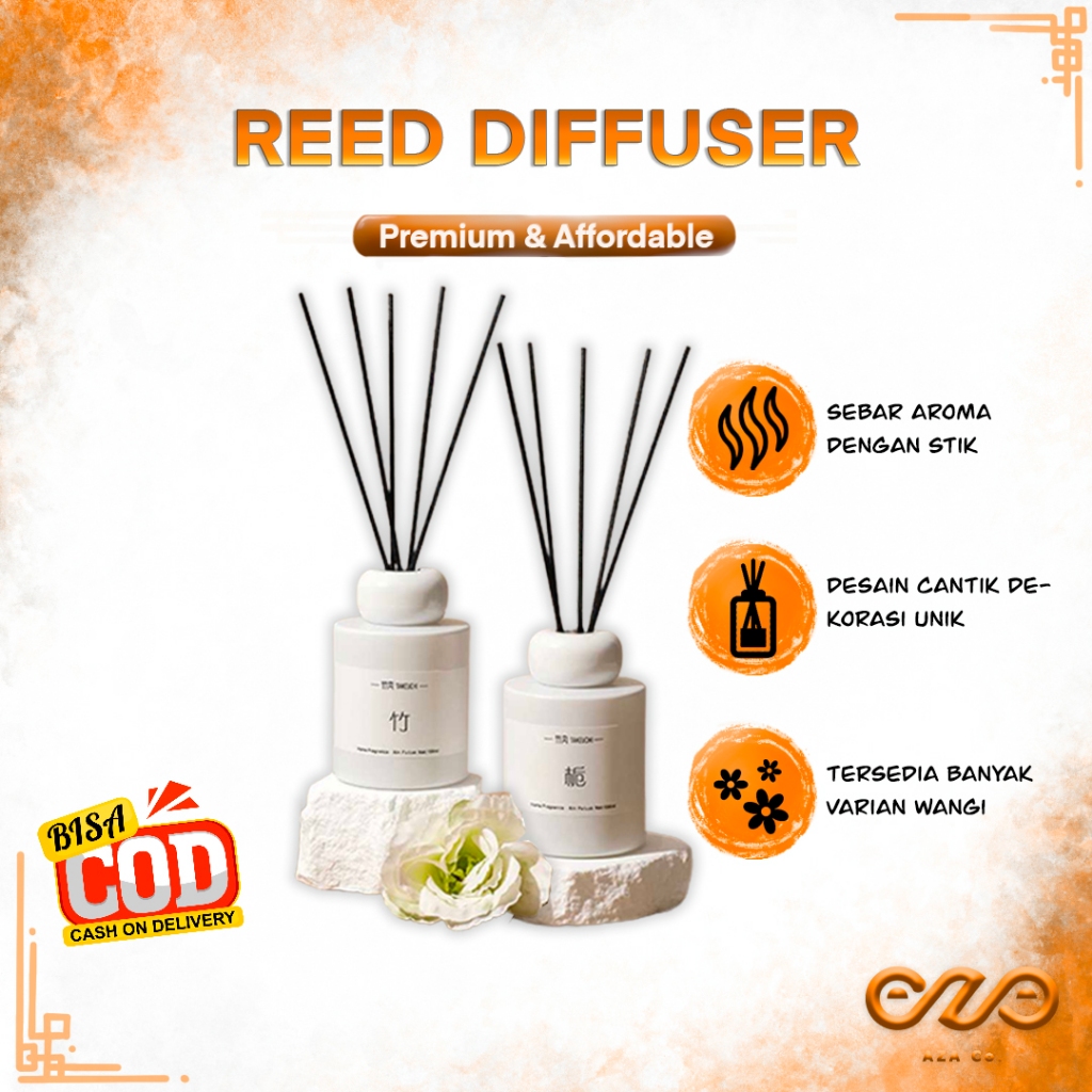 Jual Pewangi Ruangan Reed Diffuser JAPAN Series Desain Minimalis Stik ...