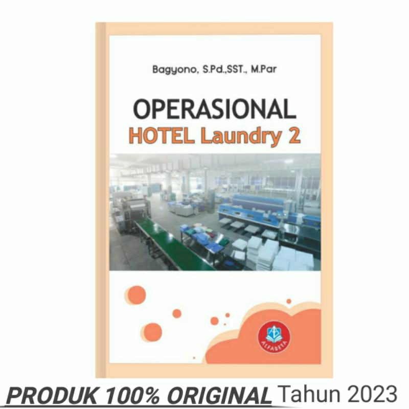 Jual Operasional Hotel Laundry 2 Bagyono Original Alfabeta | Shopee ...