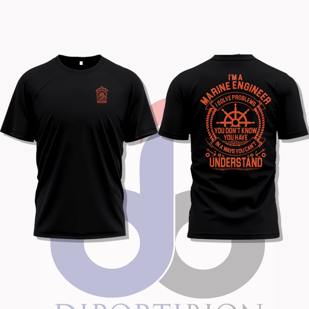 Jual Marine Engineer Short T Shirt Vintage / Teknik Kelautan Kaos ...