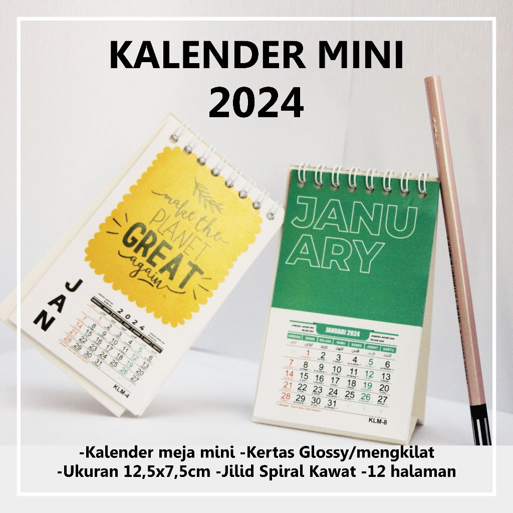 Jual Kalender Meja Mini aesthetic - kalender aesthetic mini | Shopee ...
