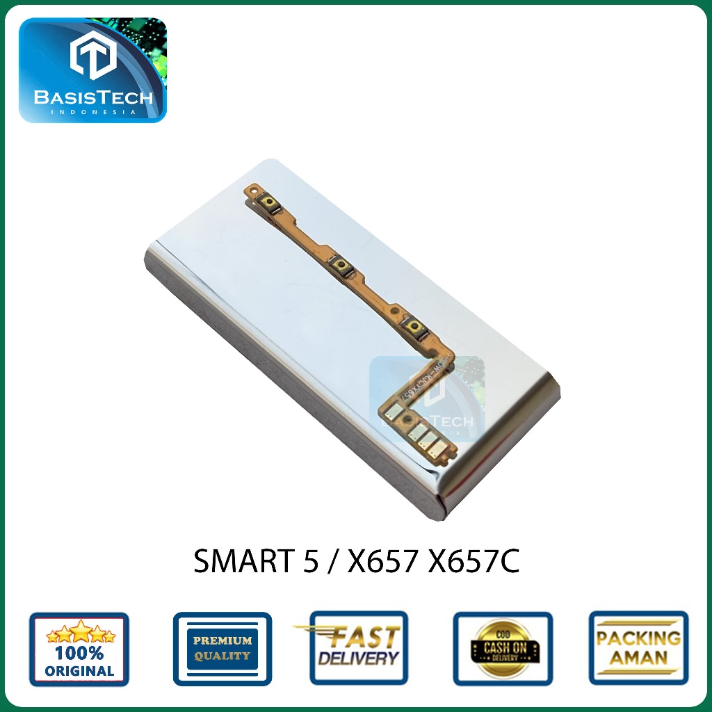 Jual FLEXIBLE ON OFF VOLUME INFINIX SMART 5 X657 X657C ORIGINAL QUALITY ...