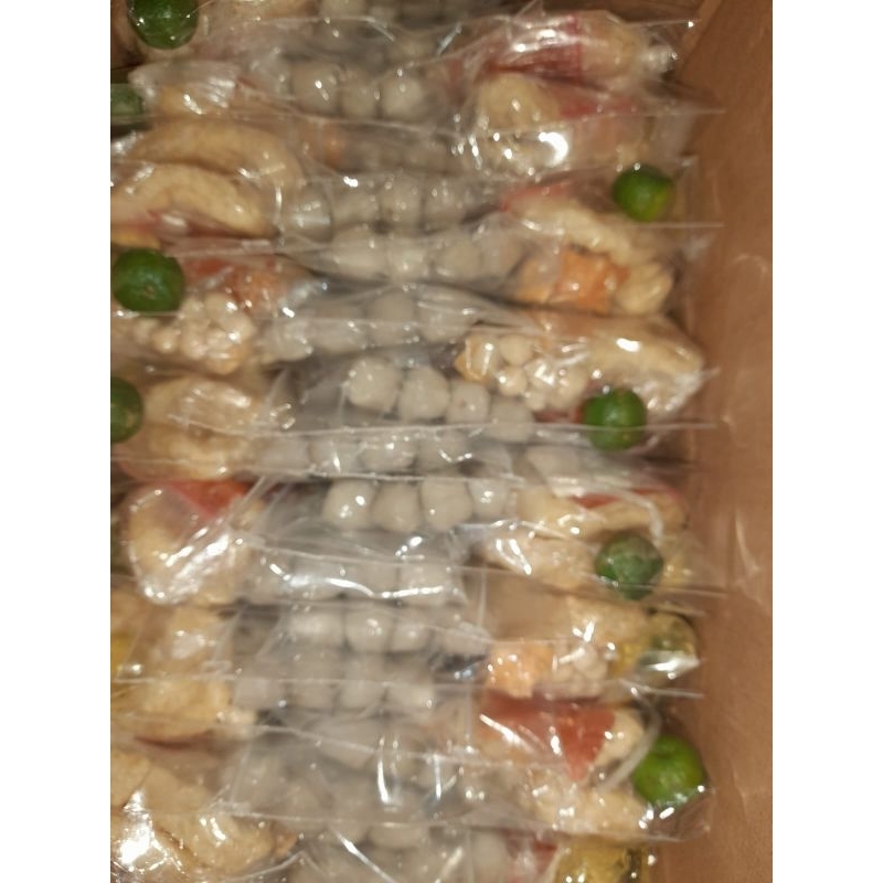Jual baso aci isi ayam paket 10 bungkus baso 12 butir enak gurih pedas ...
