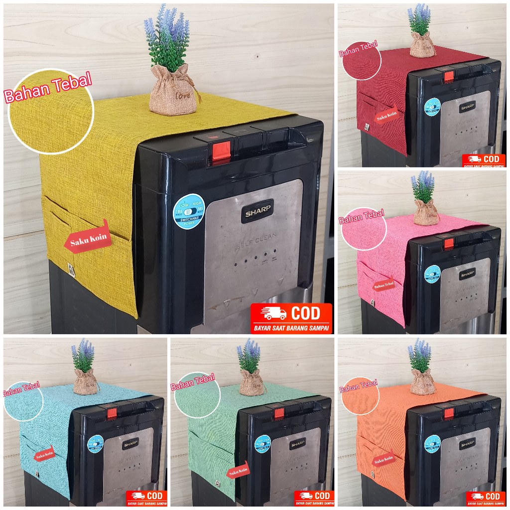 Jual COVER DISPENSER KAIN FABRIC TEBAL - TAPLAK DISPENSER - TUTUP ...