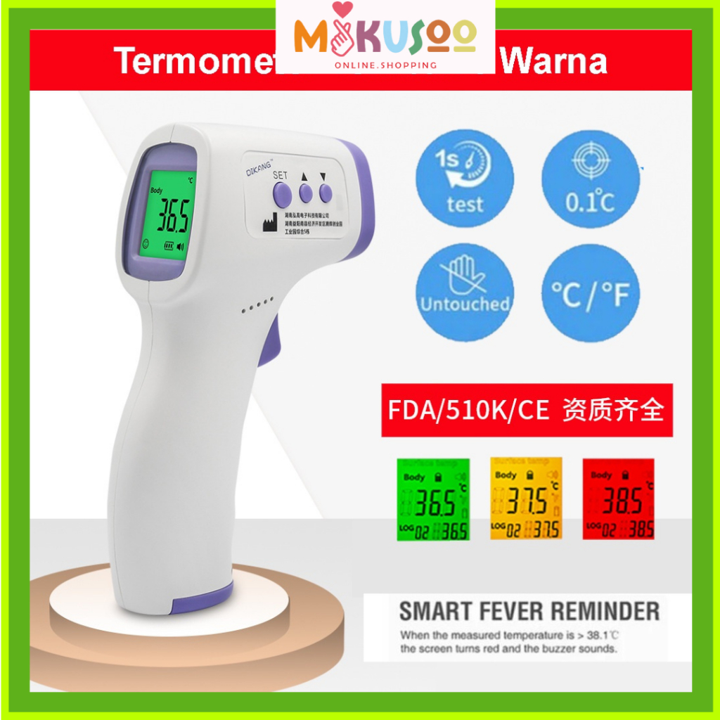 Jual Mikusoo Termometer Tembak Non Contact Thermometer Termo Gun ...