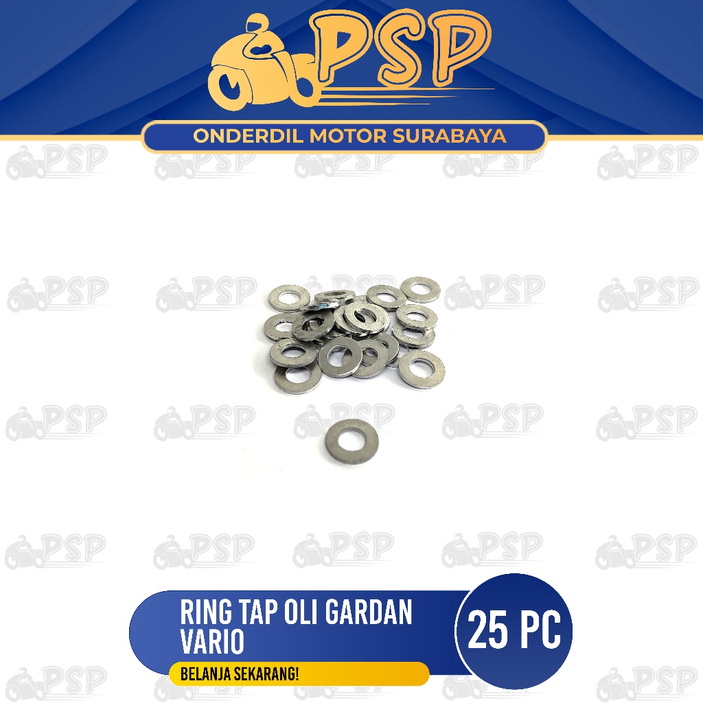 Jual Ring Tap Oli Gardan Vario 8mm (Harga Per Pak Isi 25) - Ring Reng ...
