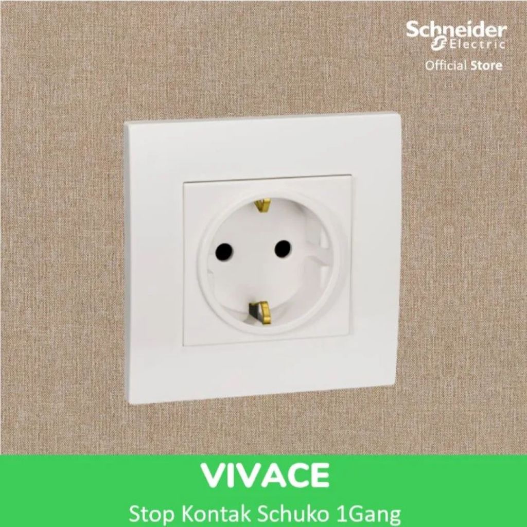 Jual Stop Kontak Schneider VIVACE Putih | Shopee Indonesia