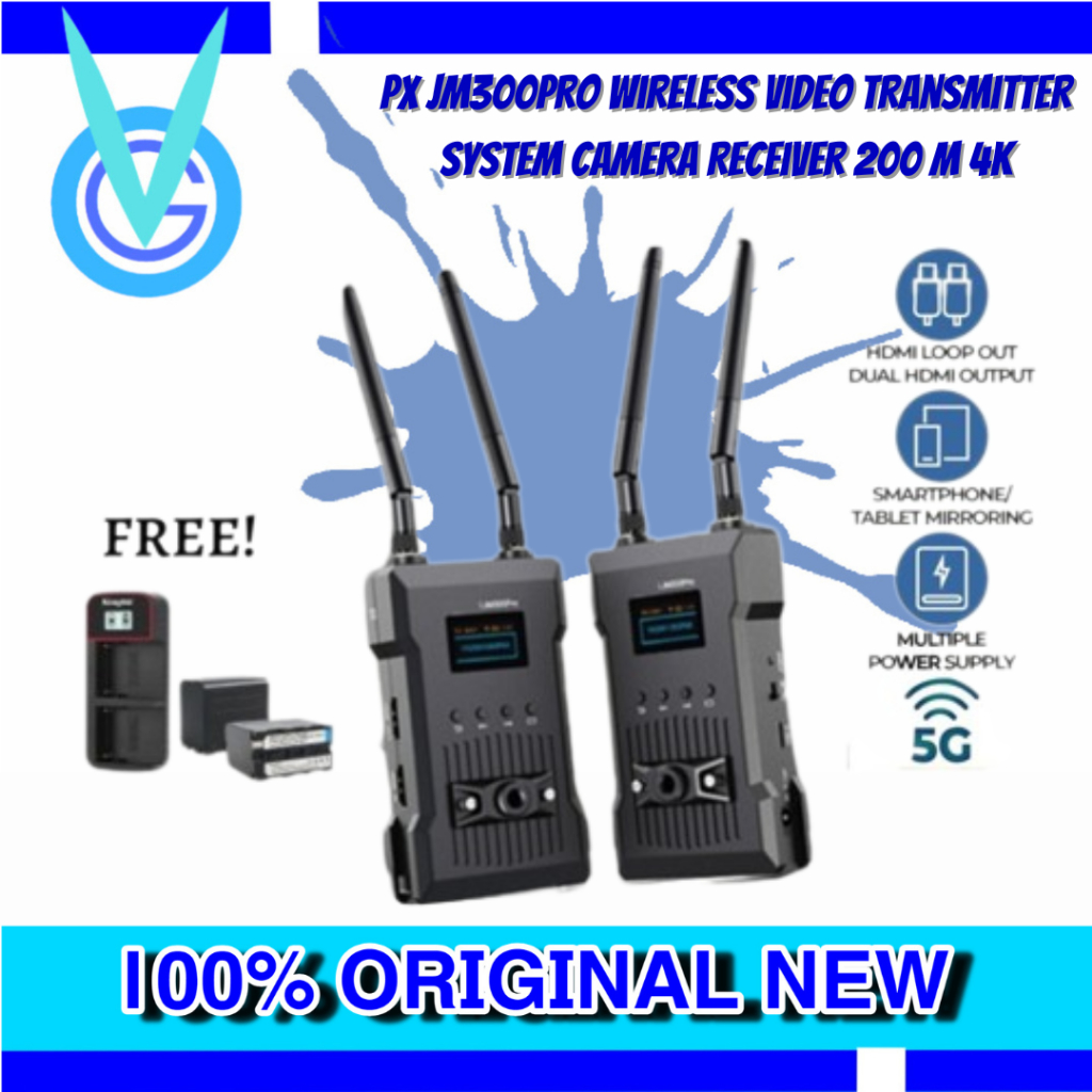 Jual PX JM300Pro Wireless Video Transmitter System Camera Receiver 200 ...