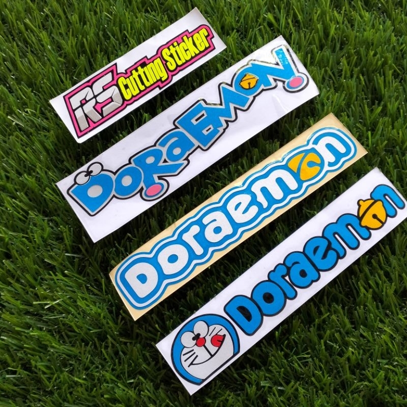 Jual sticker Doraemon sticker tulisan Doraemon cutting sticker | Shopee ...