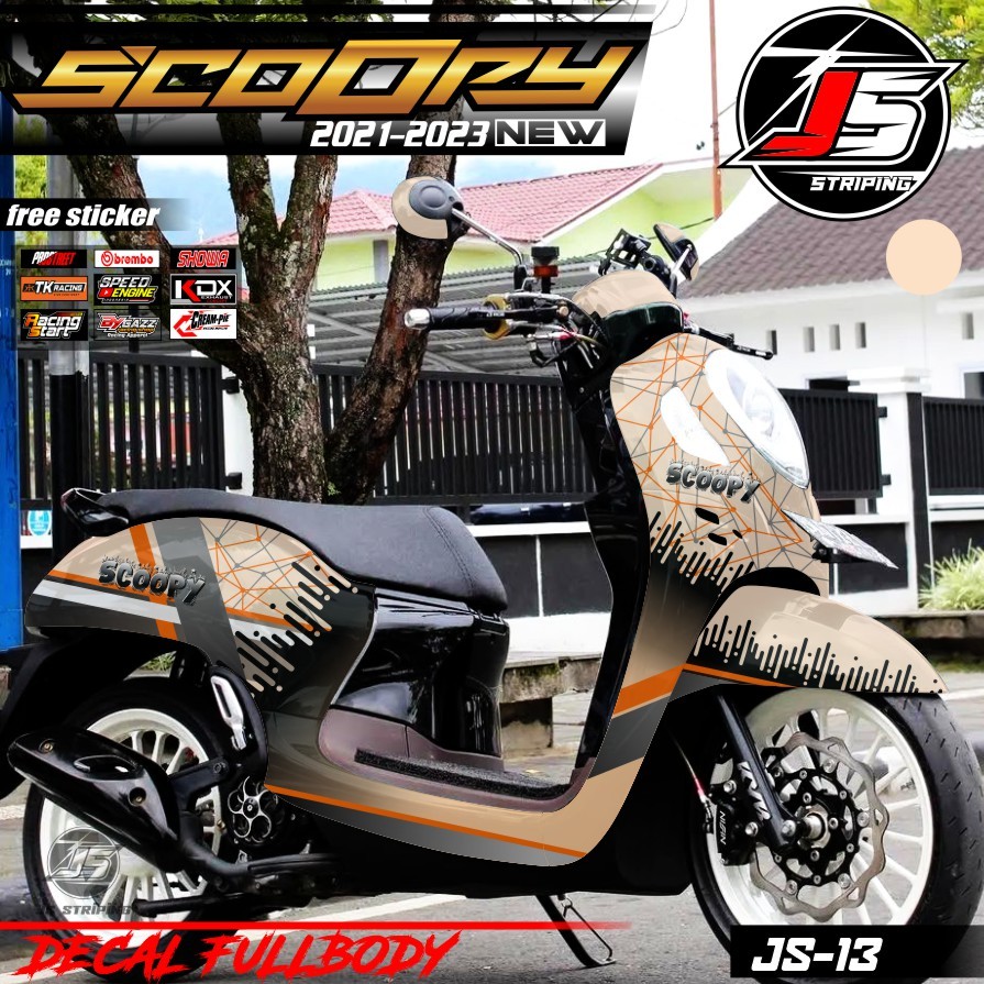 Jual (COD) TERBARU Decal Stiker All New Scoopy 2021 2022 2023 Fullbody ...