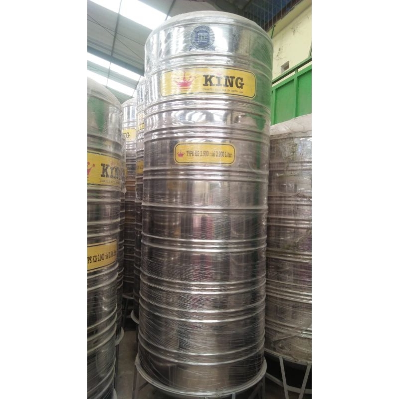 Jual Tandon / Tedmon / tangki air Stainless King Vertical | Shopee ...
