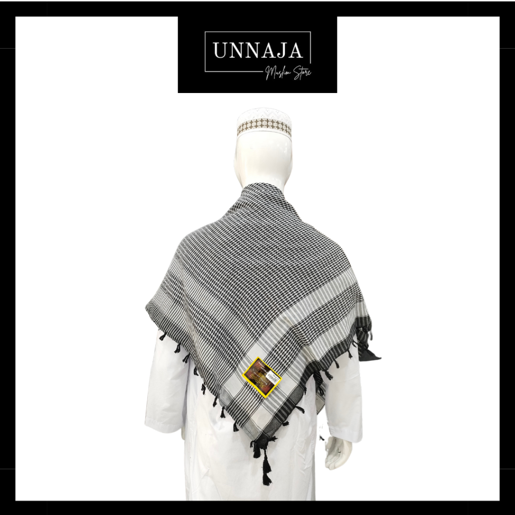 Jual UMS - Sorban Tenun Monochrome Palestina / Sorban Keffiyeh ...