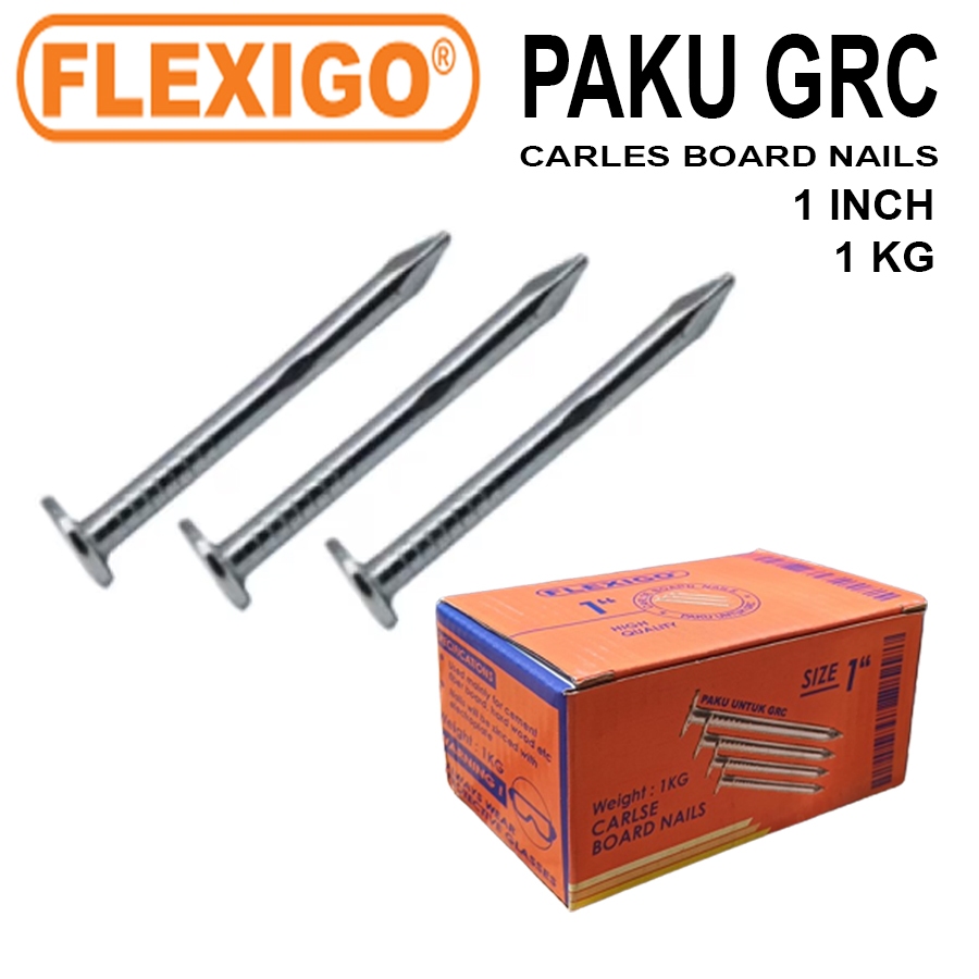 Jual Paku GRC Karpet 1 Inch Flexigo ( 1 box isi berat 1 kg ) | Shopee ...