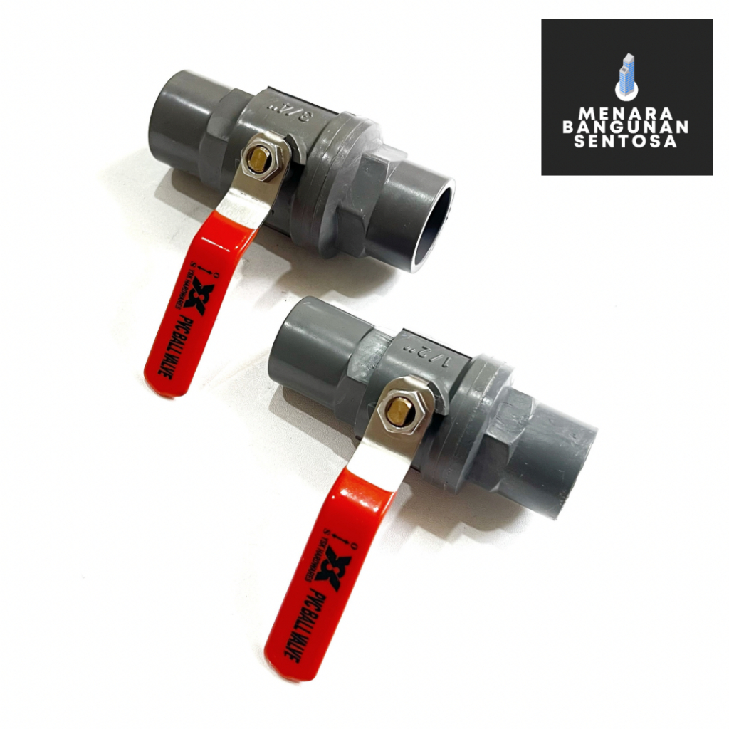 Jual Ball Valve PVC 3/4" Inch Gagang Stainless / Ballvalve Stop Kran | Shopee Indonesia