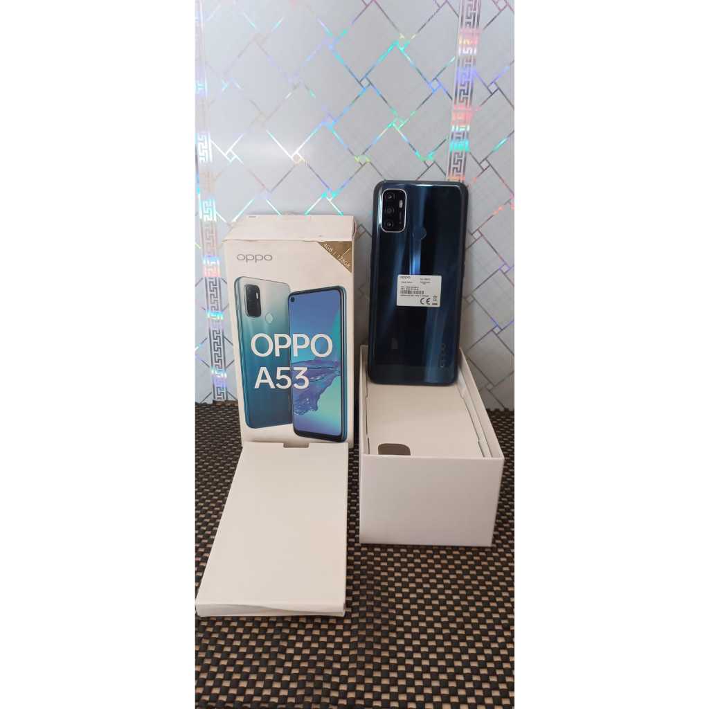 Jual Oppo A53 4/128GB || 4/64GB Second Like new Fullset | Shopee Indonesia