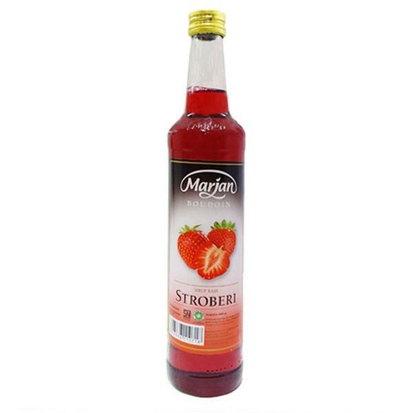 Jual Marjan Strawberry / Sirup Stawbery Marjan - 460 ML | Shopee Indonesia