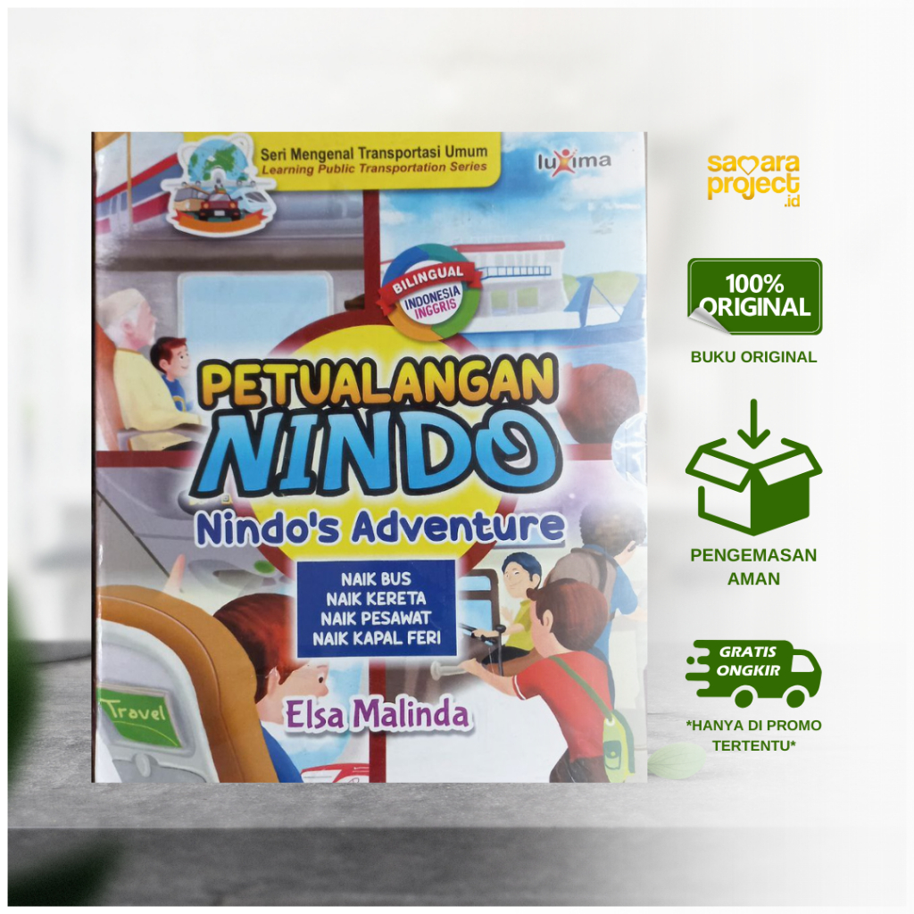 Jual Paket Seri Mengenal Transportasi Umum Petualangan Nindo (4 Buku) | Shopee Indonesia