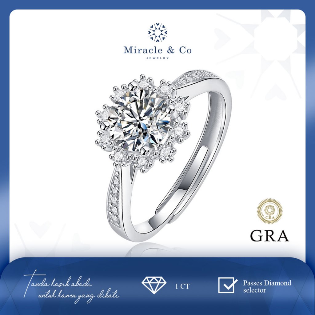 Jual Miracle & Co - Cincin Wanita Frozen Queen - Perhiasan Mewah Wanita Nikah Lamaran Tunangan ...