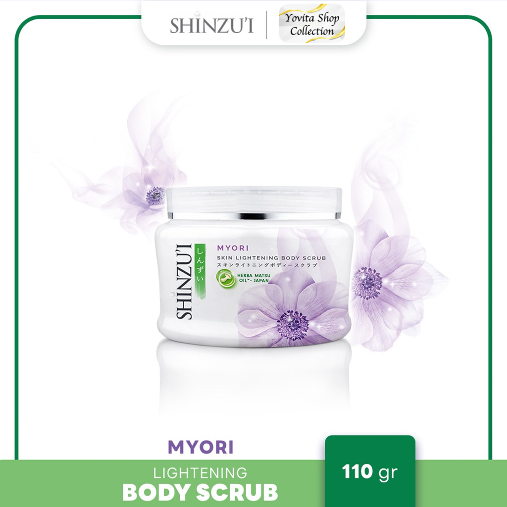 Jual Shinzui Body Scrub Myori 110gr | Shinzui Skin Lightening Body ...