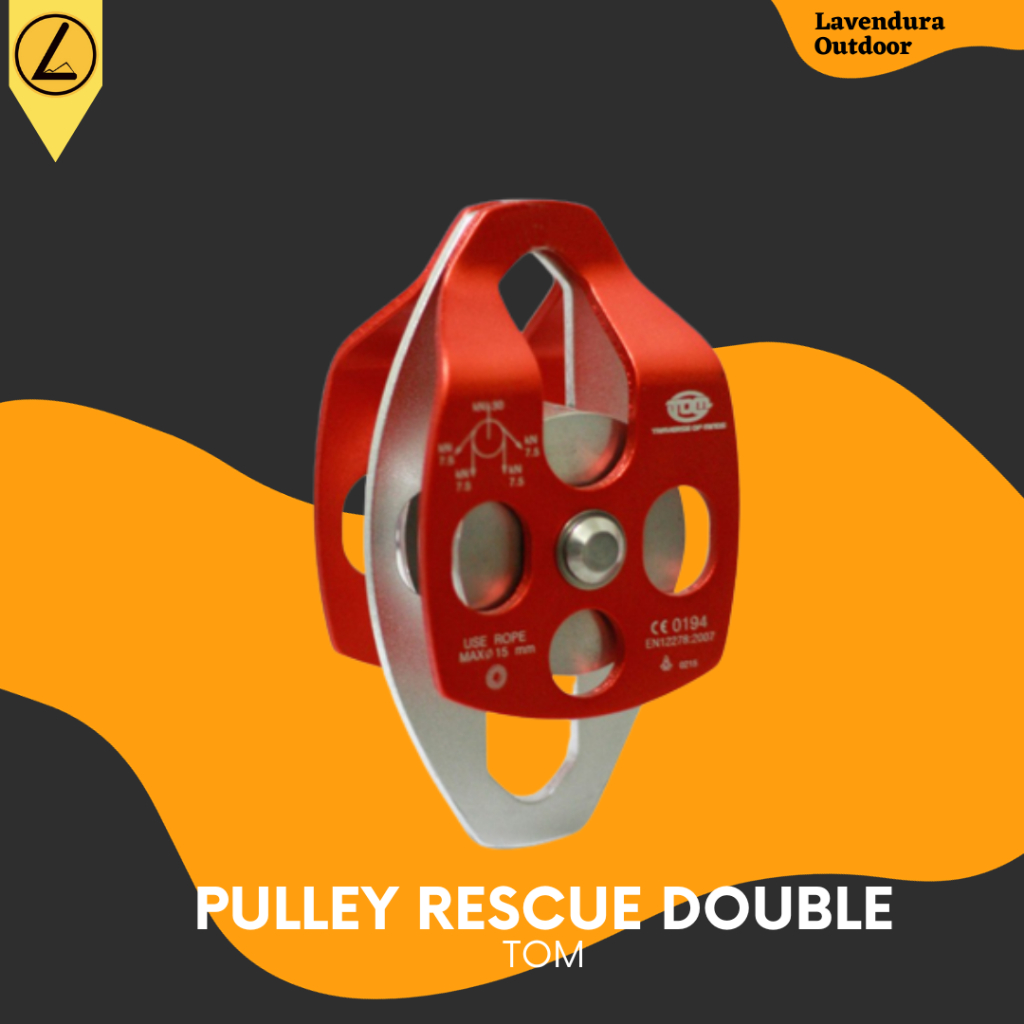 Jual Twin Pulley Rescue Double TOM Safety Flying Fox Rope Acces ...