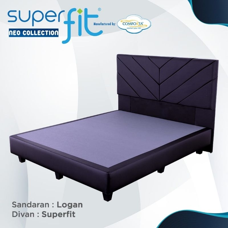Jual set divan sandaran original comforta superfit logan amben rangka ...