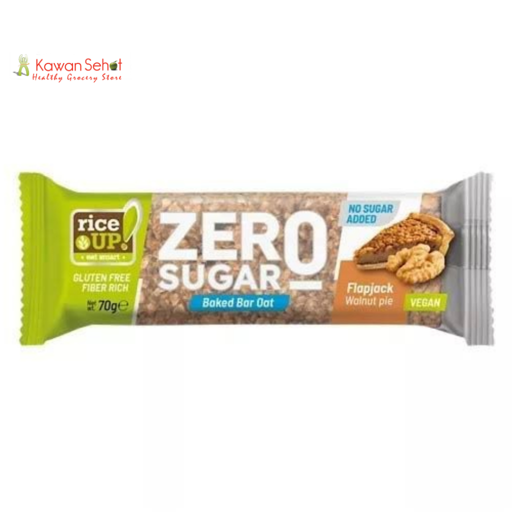Jual Rice Up Zero Sugar Oat Bar With Walnut 70gr | Shopee Indonesia