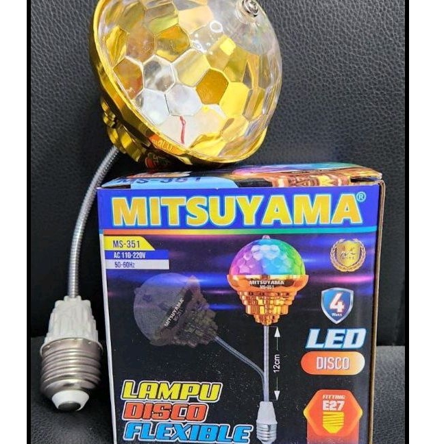 Jual Lampu disko disco fleksibel full warna led putar colour rainbow ...